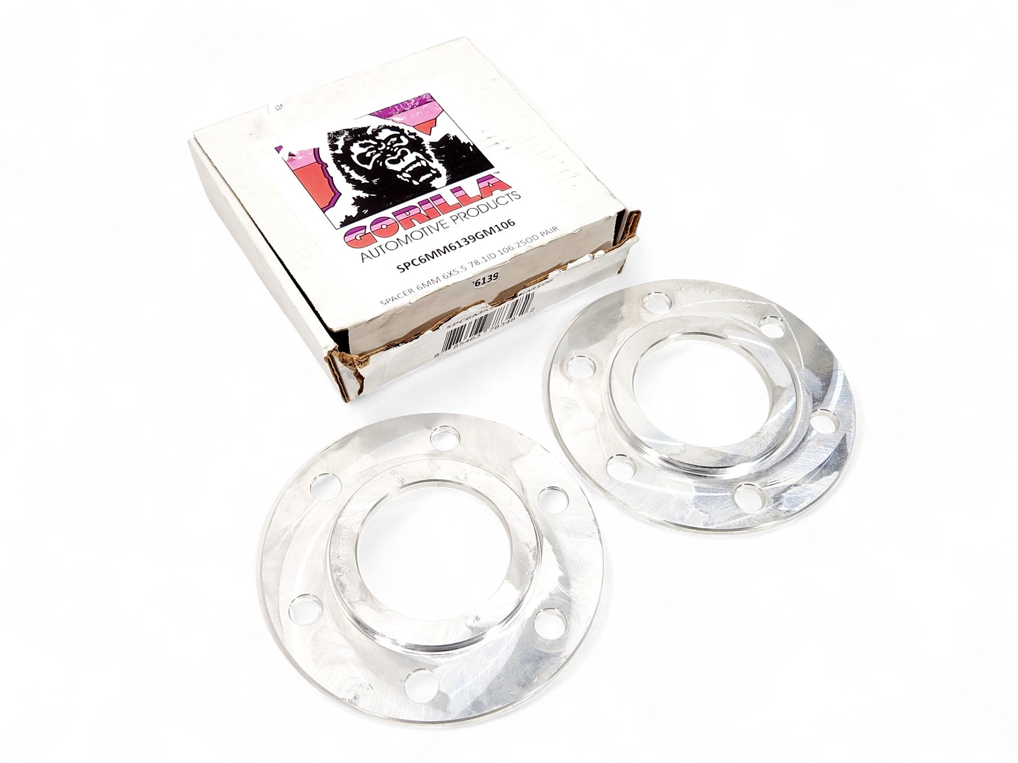 GM 1500 Truck ReadyLIFT Gorilla 6mm Wheel Spacer 6X5.5 78.1Id 106.25Od ...